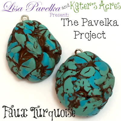 Polymer Clay Faux Turquoise Tutorial by KatersAcres